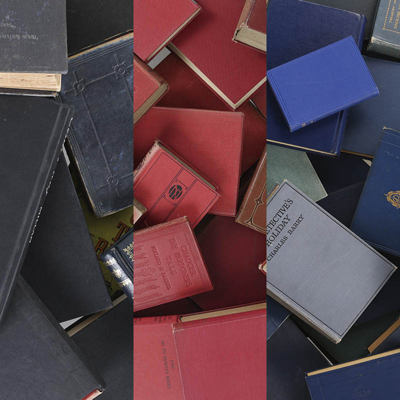 DULTON ONLINE SHOP | USED BOOK ASSORTED (BLACK,RED,BLUE) 25cm(25cm ...