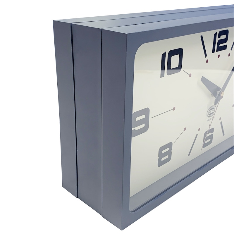 DULTON ONLINE SHOP | DOUBLE FACE CLOCK RECTANGLE GRAY(GRAY): ハウスウェア
