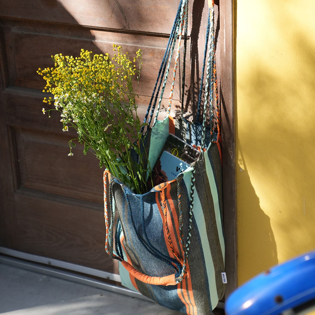 DULTON ONLINE SHOP | HAMMOCK TOTE MULTI BLUE L(L BLUE/ORANGE): アパレル