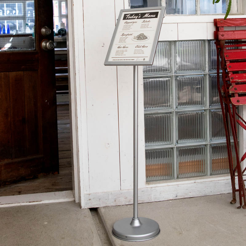 DULTON ONLINE SHOP | DULTON SIGN STAND A4 SILVER(A4 SILVER): ハードウェア/D.I.Y